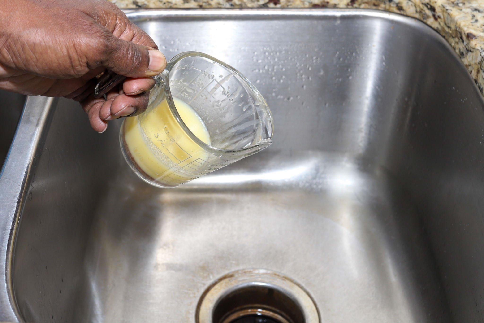 Can You Pour Olive Oil Down Sink